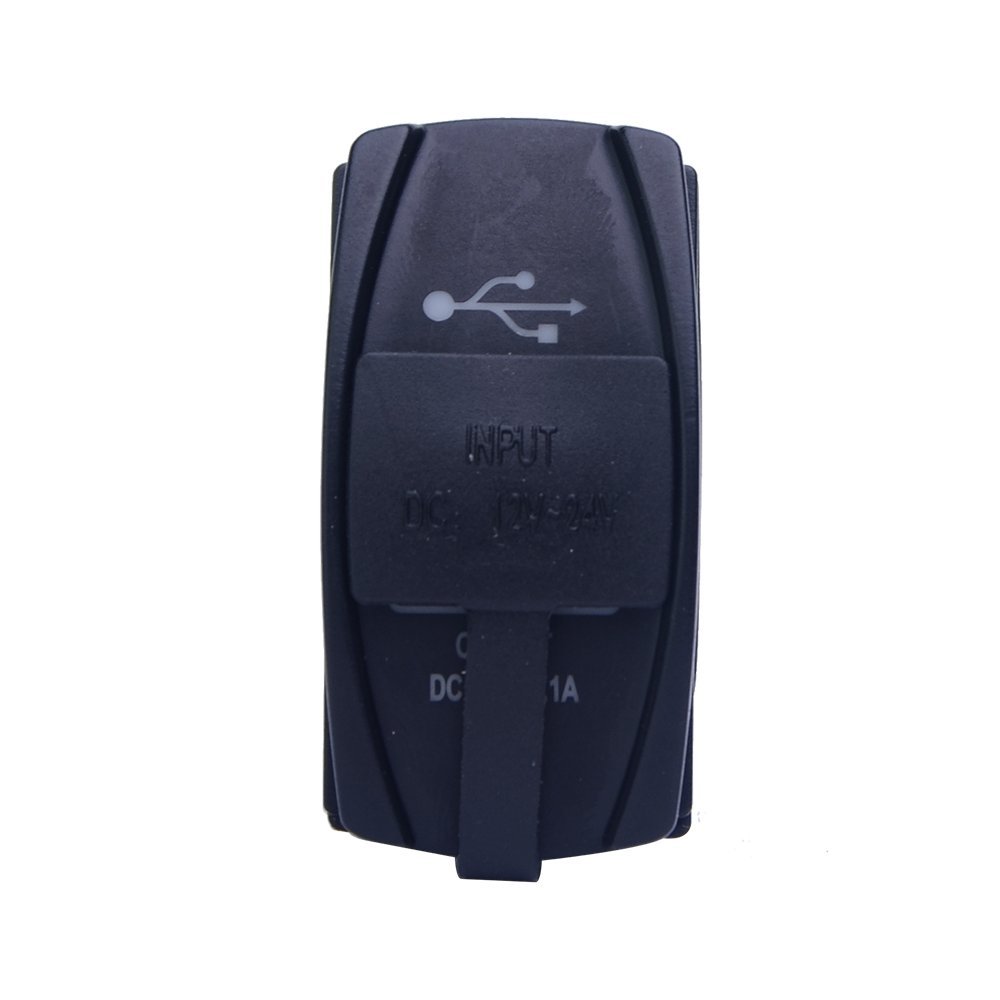 Snapklik.com : MICTUNING Universal Rocker Style Car USB Charger