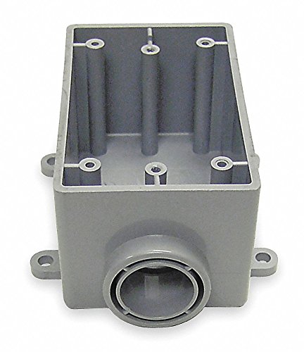 Weatherproof Box, 1Gang, 3/4 in Hub, PVC: Amazon.com: Tools & Home ...