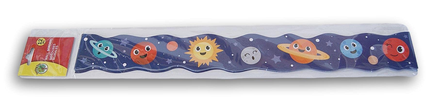 Buy Teaching Tree Classroom Decor Solar System Planets Wall Borders ...