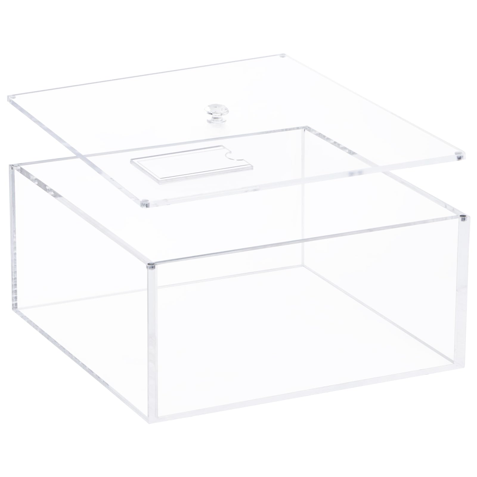 Large Acrylic Containers SPC Multipurpose Plastic Rectangular