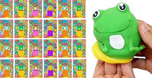 Amazon.com: JA-RU Squish Outs Animal Squishy Toys (24 Toys Assorted ...