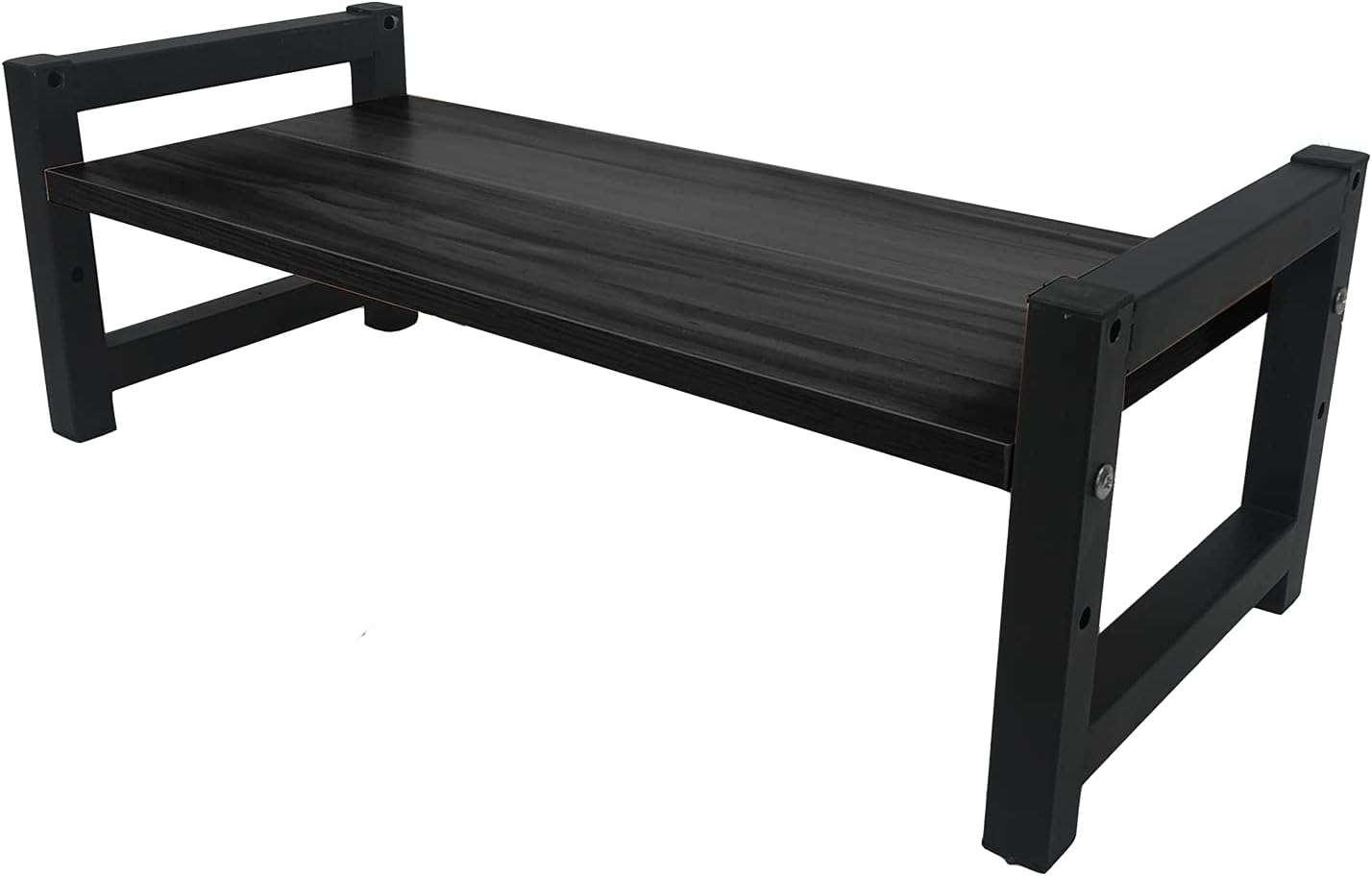 Amazon.co.jp: Fkstyle【3段階の高さ調整で姿勢改善】 モニタースタンド 机上台 角型 PCラック デスクボード キーボード収納 幅55cm 猫背対策 テレワーク オフィス ...