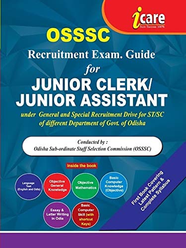 OSSSC JUNIOR CLERK/JUNIOR ASSISTANT : I CARE PUBLISHER: Amazon.in: Books