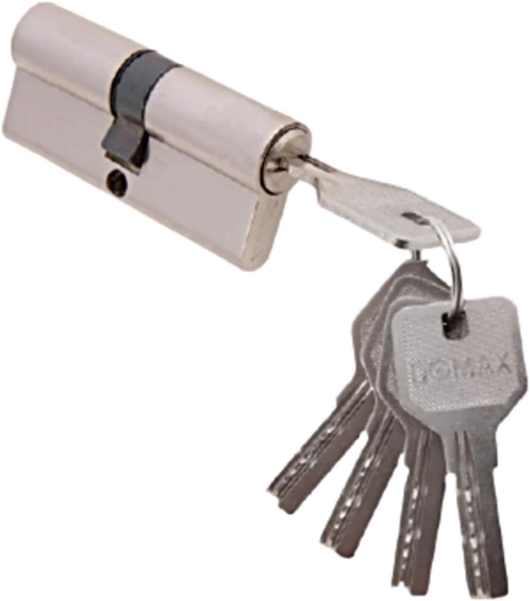 MEGGO Cylinder Door Lock (5 Brass Key) : Amazon.ae: Tools & Home ...