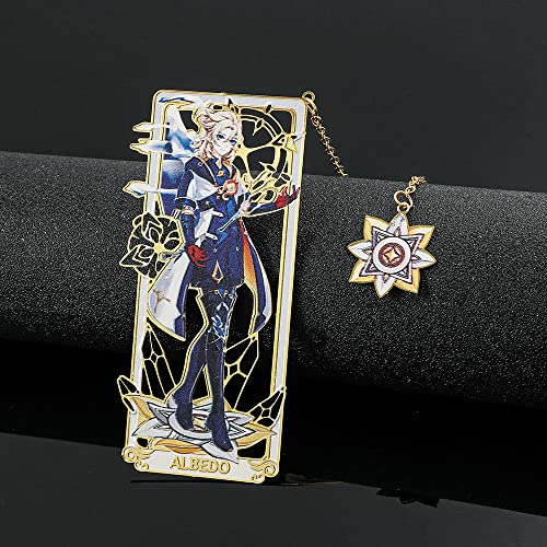 Snapklik.com : Genshin Albedo Bookmark Metal - Xiao, azuha, Hutao ...