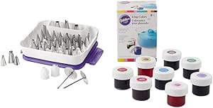 Amazon.com: Wilton, 55-Piece Cake Supply Master Decorating Tip Set ...