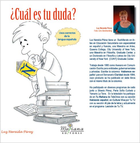 Amazon.com: ¿Cuál es tu duda? Vol. 1 (Spanish Edition): 9780981741604 ...