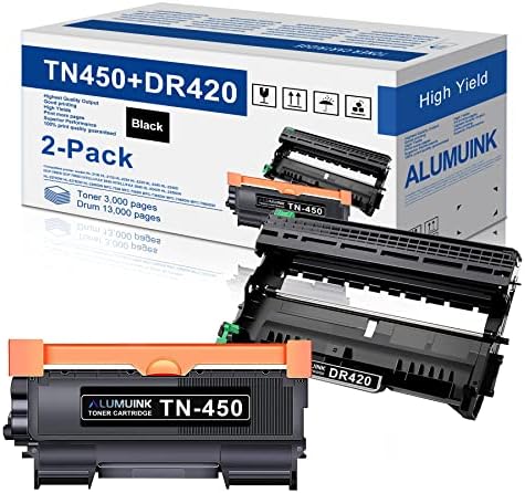 Amazon.com: TN-450 Toner Cartridge and DR-420 Drum Unit Replacement for ...