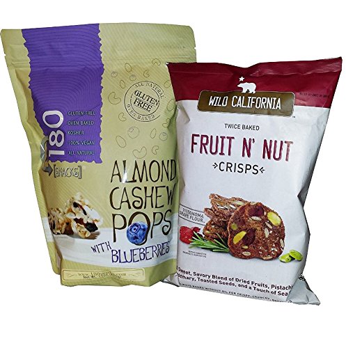 Amazon.com: Healthy Nut Snacks - 2 Items: 180 Snacks Almond Cashew Pops ...