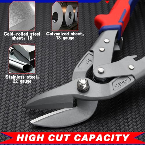 GOLD DEER Right Cut Heavy-Duty Aviation Snips Offset Aviation Snip ...