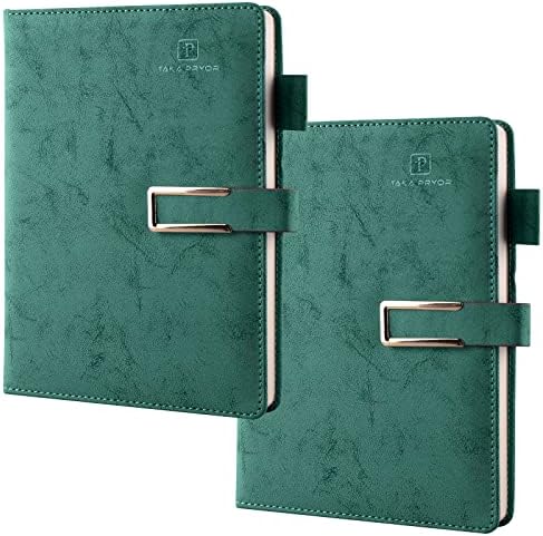 Amazon.com : 2-Pack Ruled Journal Notebook Bulk,Hardcover Magnetic ...