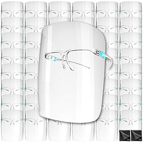 Face Shield Glasses Face Shield (50-Pack) - Face Shield With Glasses ...