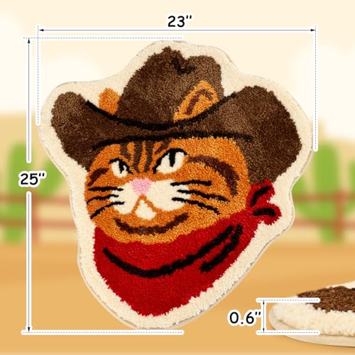 Percozzi Cat Western Style Bath Mat