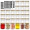 Amazon.com: BIGIVACA 30 Pack 6 oz Hexagon Glass Jars with Gold Lids,Glass Canning Jars with ...