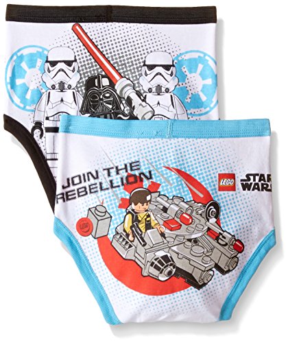 Buy Star Wars Little Boys' Lego 5 Pack Underwear Brief, Multi, 4 at ...