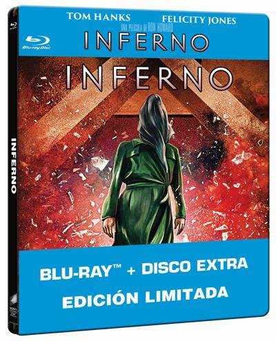 Inferno (Blu-Ray) - Edición limitada Steelbook: Amazon.es: Tom Hanks ...