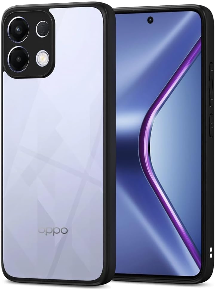 Pikkme Back Cover for Oppo K13 5G PC + TPU Clear Transparent Raised ...