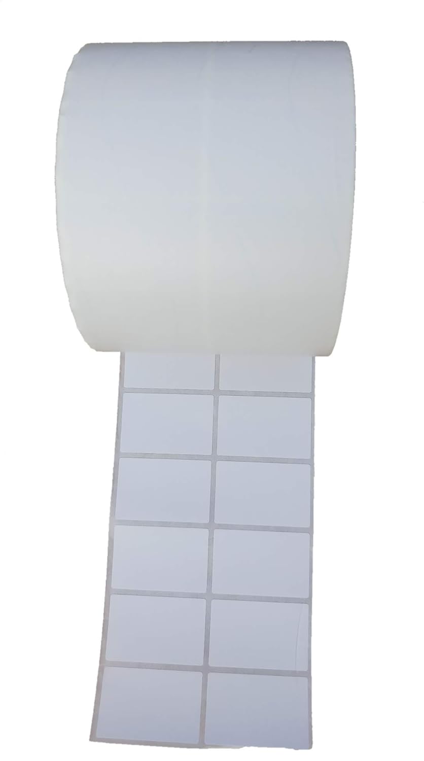 40mm x 26mm x 2UP BARCODE STICKER/5000 PCS PER ROLL (PACK OF 5 ROLLS ...