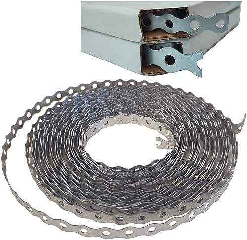 Galvanised Metal Band Steel Fixing Strap Builders 10 Meters / 33ft ...