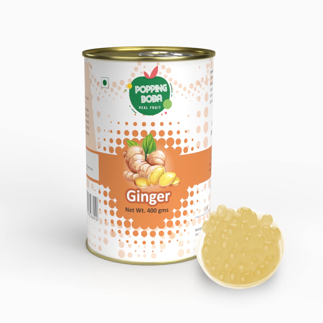 Buy The Tea Planet Ginger Popping Boba for Bubble Tea, Milkshakes, Ice ...