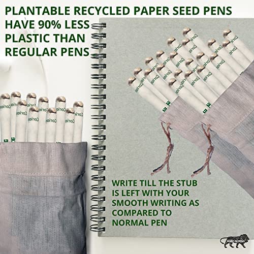 Zace Plantable Recycled Paper Seed Pens-Pack of 3 (10 Each pack ...