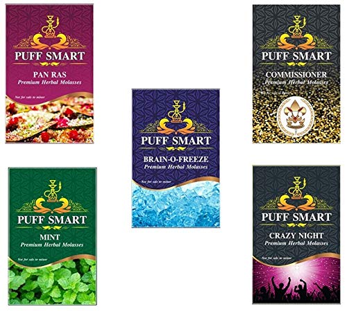 PUFF SMART Pan Ras, Mint, Brain-O-Freeze, Commissioner and Crazy Night ...