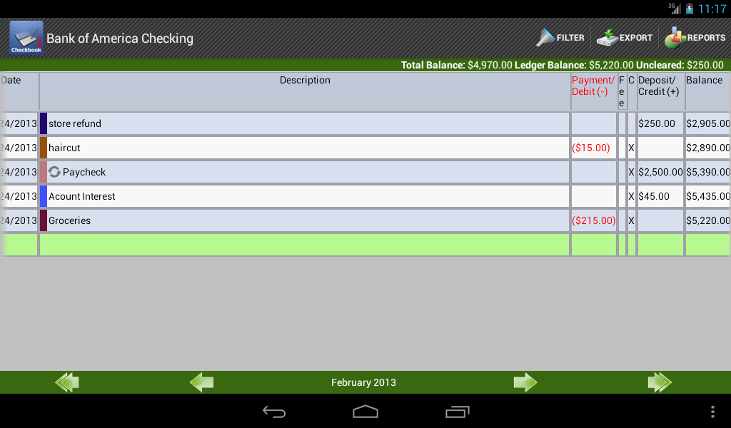 Checkbook Pro - App on Amazon Appstore