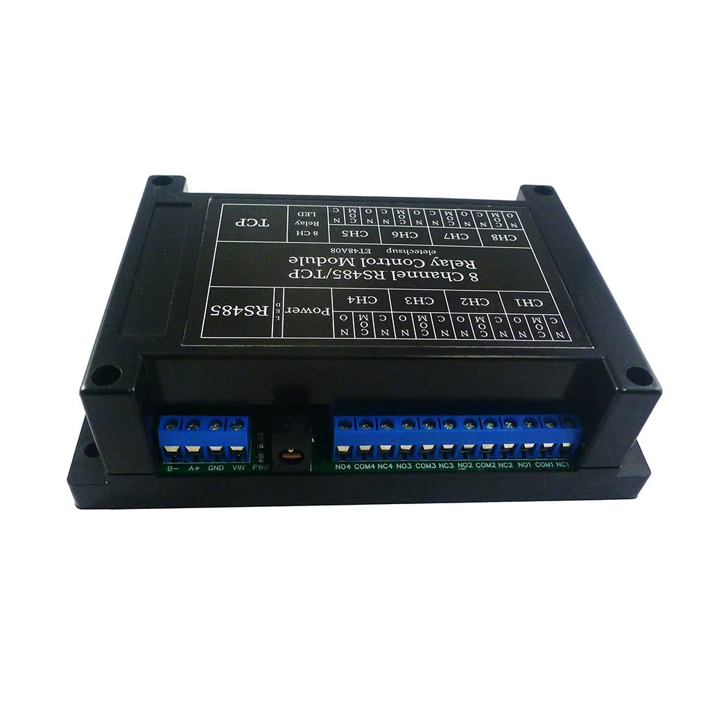 Buy eletechsup 8Ch Network Ethernet RS485 Multifunction Relay Module ...