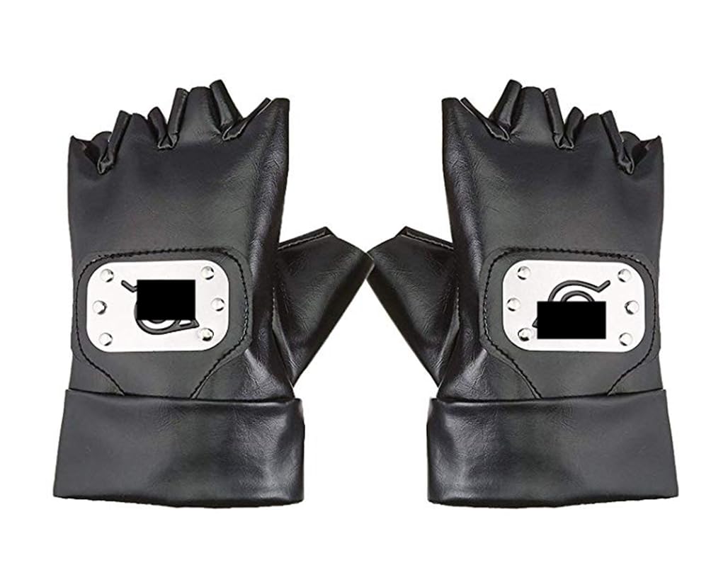 Amazon.com: MSROLIDT Leaf Village Ninja Gloves Cosplay Anime Ninja ...