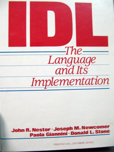 Amazon.com: IDL: The Language and Its Implementation (Prentice-Hall Software Series ...
