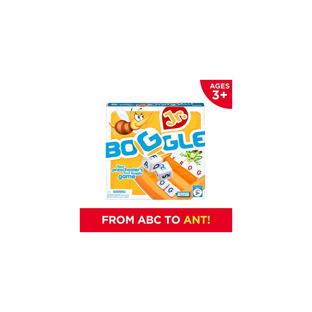 Hasbro Gaming Boggle Junior, Preschool Board Game, Ages 3 and Up ...