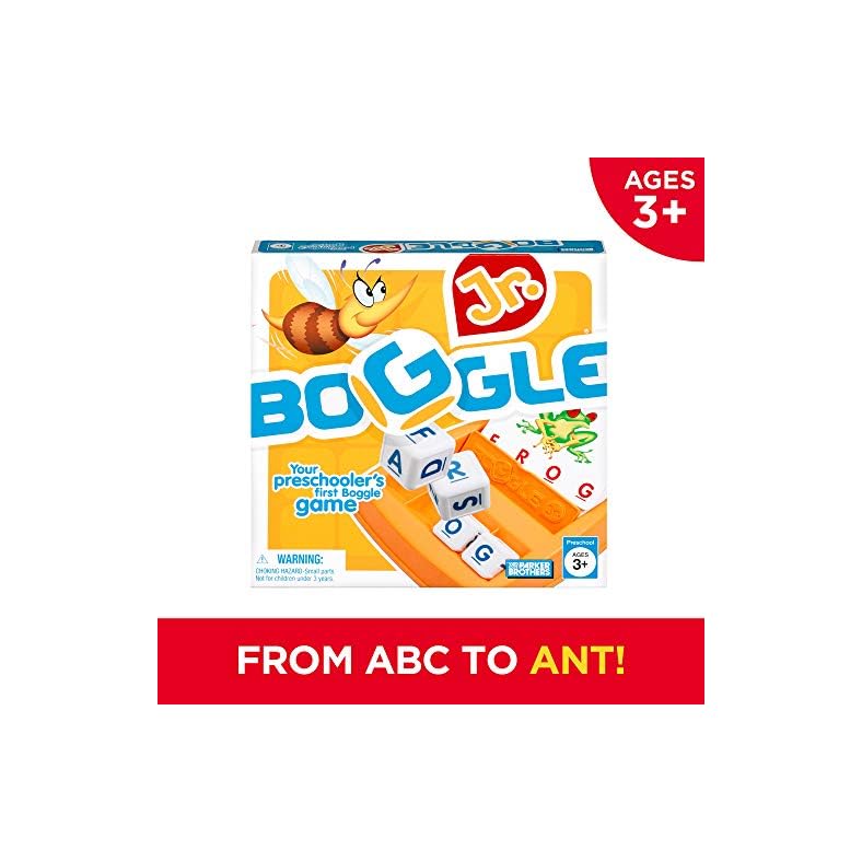 Hasbro Gaming Boggle Junior, Preschool Board Game, Ages 3 and Up ...
