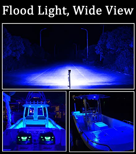 Snapklik.com : Pontoon Boat Docking Light, Marine Led Lights For Kayak ...