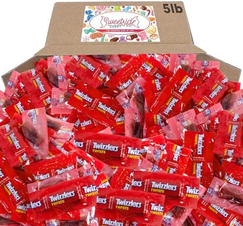 Amazon.com : Twizzlers Twists Strawberry Flavored Individually Wrapped ...