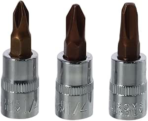 SSHHUI Hexagonal Screwdriver Head,PH1-PH3 Cross Shaped Bit Socket Set,1 ...