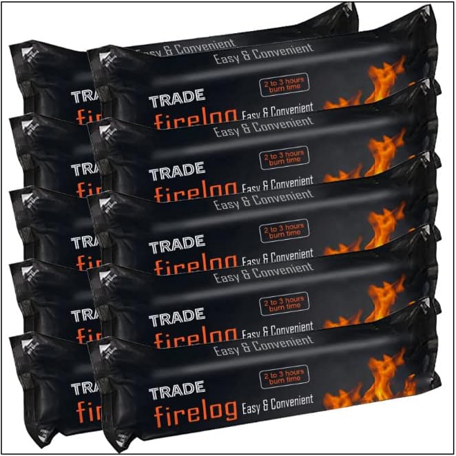 Trade Instant Lighting Smokeless Fire Logs 1.1kg- Eco-Friendly Fire ...