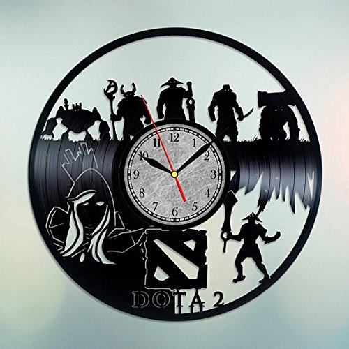 Amazon.com: Dota 2 Vinyl Record Wall Clock handmade – Perfect gifts for ...