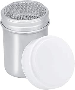 Amazon.com: Powder Sugar Shaker with Lid, Stainl Steel Powder Shaker ...