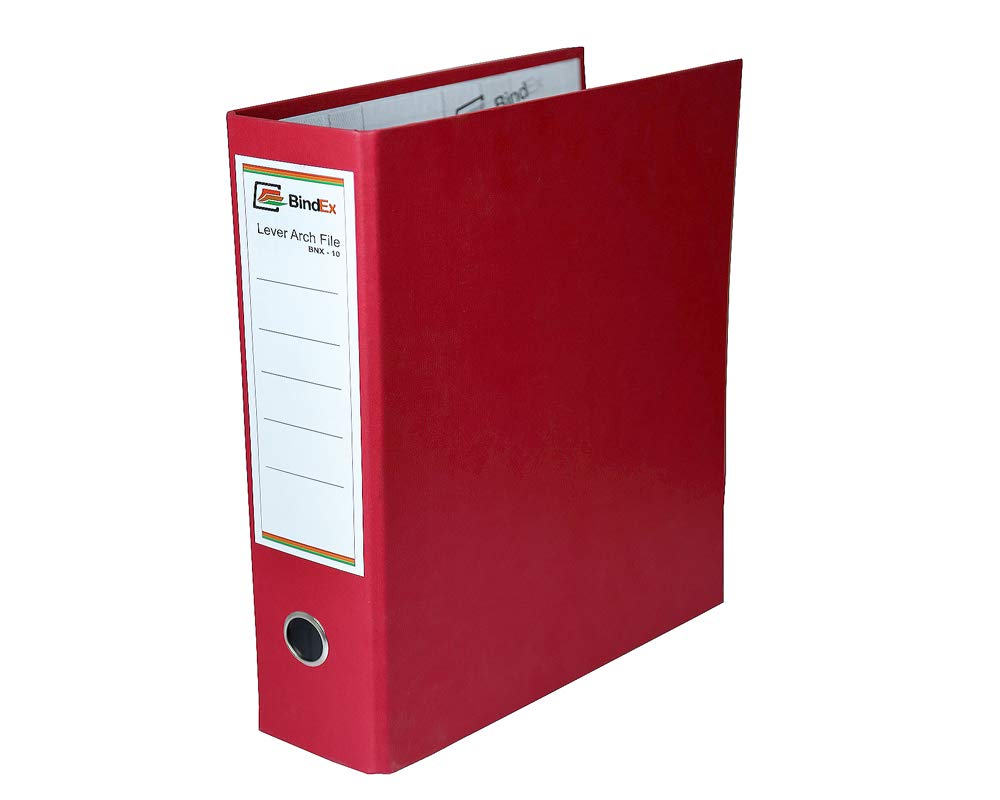 Buy BindEx Office Lever Arch File (Red) Pack of 4 Best for Legal ...