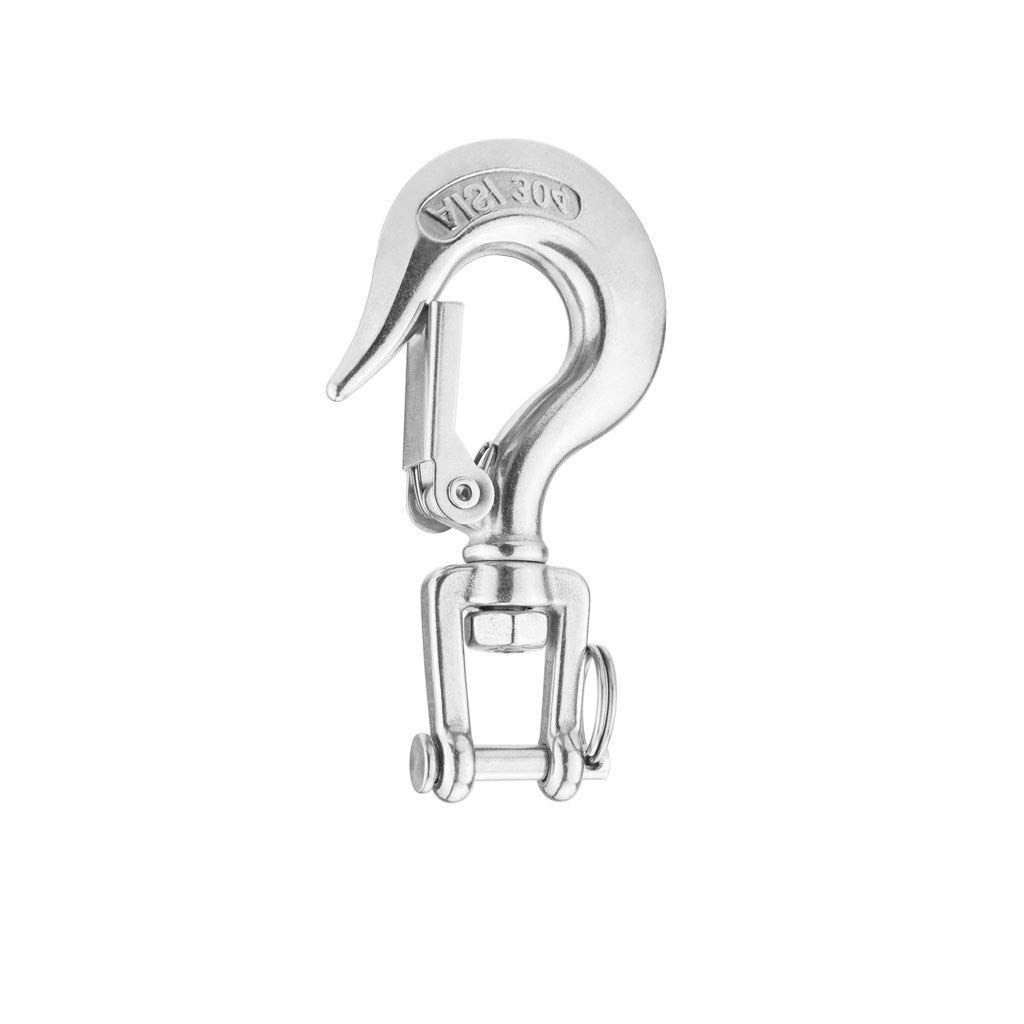 Buy 2pcs 304 Stainless Steel Swivel Eye Lifting Snap Hook Cargo Snap ...