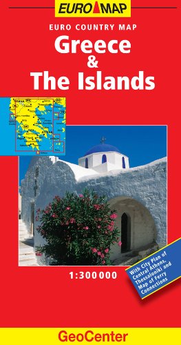 Amazon | Greece and The Islands GeoCenter Euro Map (GeoCenter Maps) | World