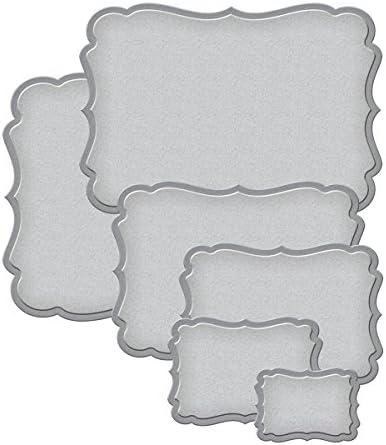 Spellbinders Nestabilities Deckled Rectangles Large Dies, : Amazon.co ...