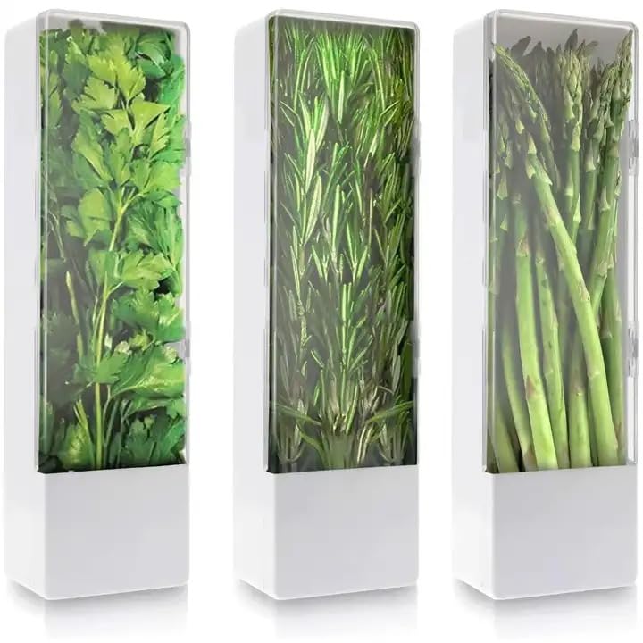 Amazon.com: Herb Saver, Fresh Herb Keeper For Refrigerator, Cilantro ...