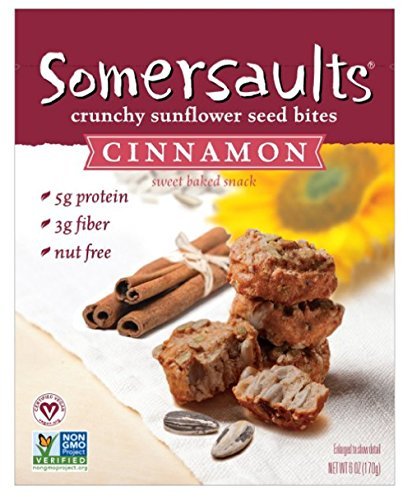 Amazon.com : Somersaults Nut Free 100% Natural Sunflower Seed Snacks ...