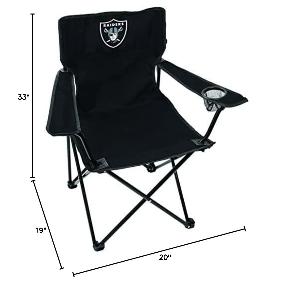Rawlings NFL Gameday Elite Lightweight Folding Tailgating Chair, with ...