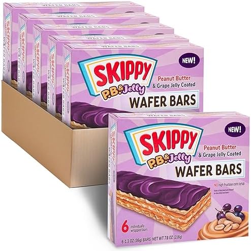 Amazon.com : SKIPPY P.B. & Jelly Peanut Butter And Grape Jelly Coated ...
