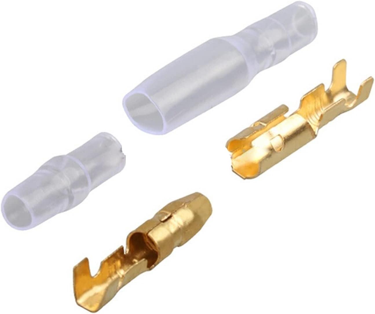 Amazon.com: Mainaisi 50 Sets 4mm Bullet Crimp Terminal Wire Connectors ...