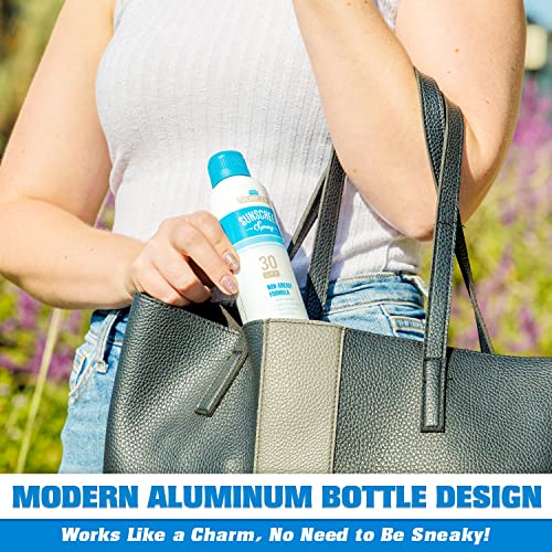Snapklik.com : Sunscreen Flask 2 Pack - Aluminum Spray Bottle Hidden ...
