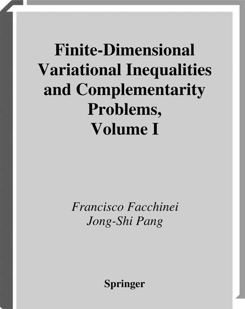 Finite Dimensional Variational Inequalities And Complementarity