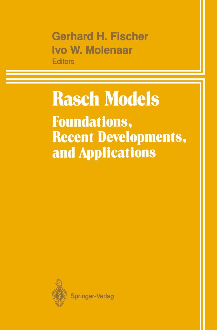 Amazon.com: Rasch Models: Foundations, Recent Developments, and ...